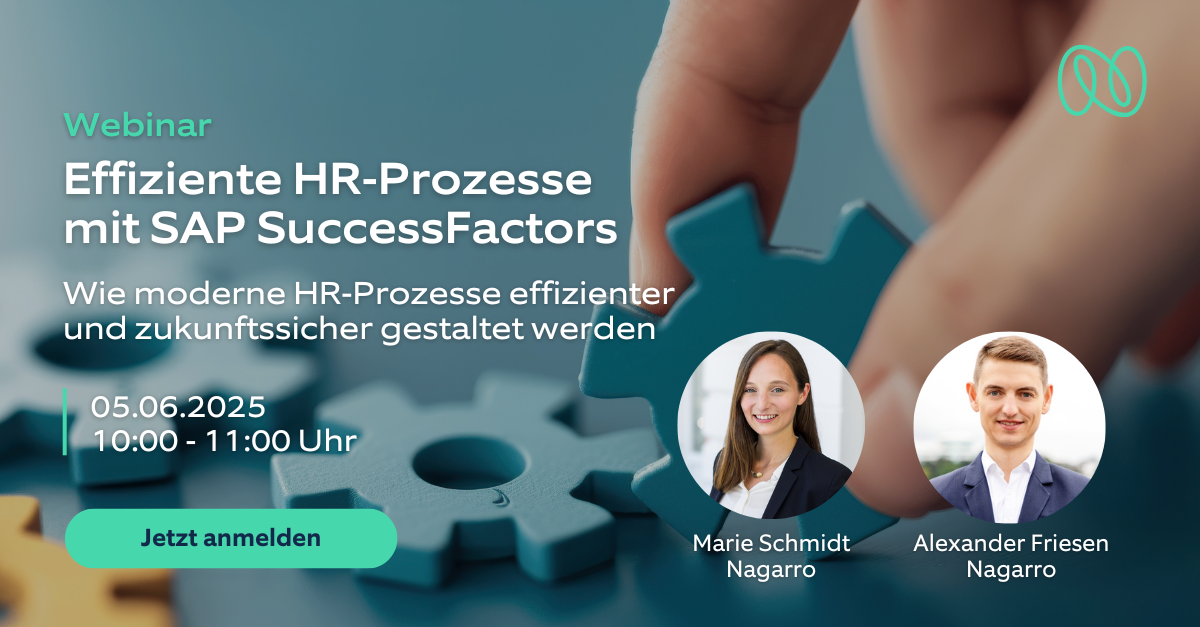 Effizientere HR-Prozesse mit SAP SuccessFactors | Webinar